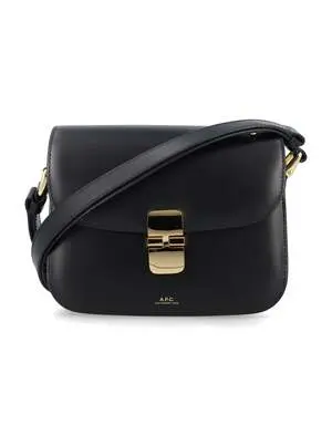 A.p.c. Black Leather Mini Bag - Nero