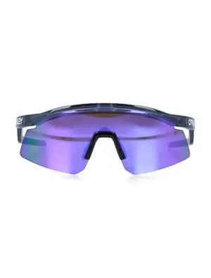 Oakley Semi-rimless Shield Sunglasses - Crystal Black