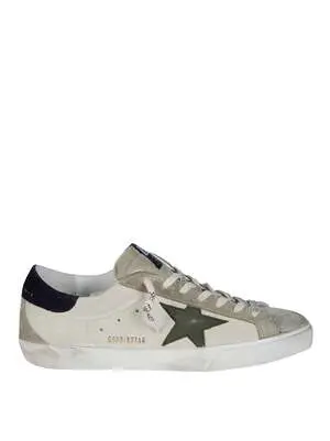 GOLDEN GOOSE Suede And Leather Sneakers - Beige