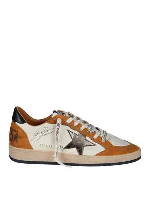 GOLDEN GOOSE Premium Leather Sneaker - Marrone