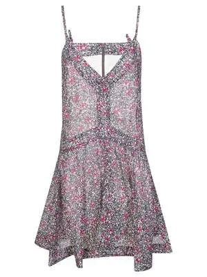 Isabel Marant Étoile ETOILE ISABEL MARANT 'Danielle' Floral Mini Dress Rosso