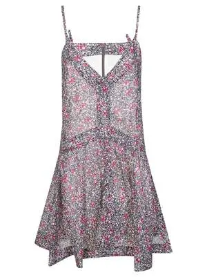 Isabel Marant Étoile ETOILE ISABEL MARANT 'Danielle' Floral Mini Dress Rosso