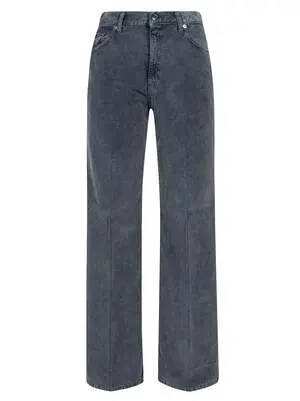 HAIKURE Mini Velvet Pier Trousers For - Grigio