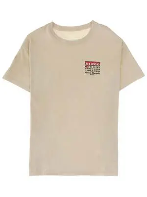 MAISON MARGIELA Bingo Graphic Cotton T-shirt - Beige