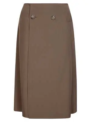 MAISON MARGIELA Chic Midi Skirt For - Marrone