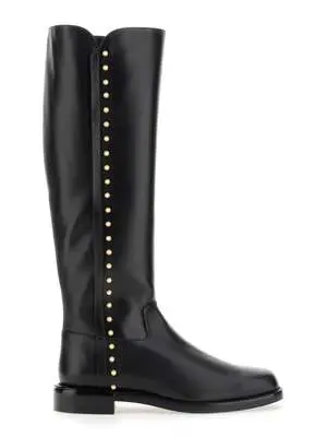 STUART WEITZMAN Pearl-embellished Detail Boots - Black