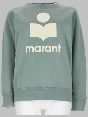 MARANT ETOILE Milan" Graphic Sweatshirt - Green