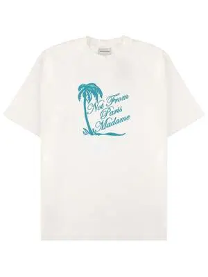 Drole De Monsieur Graphic Cotton T-shirt - White