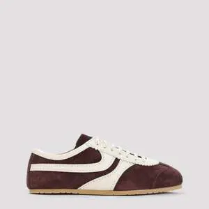 Dries Van Noten Calf & Cow Leather Sneakers With Rubber Sole