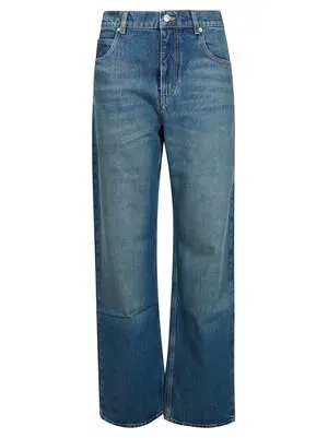 Isabel Marant Étoile Dromie Mini Jeans For Fall/winter Collection 2026 - Blu
