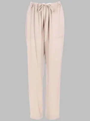 Vince Elegant Drawstring Trousers - Pink