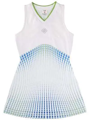 Casablanca Tennis Printed Racer Mini Dress - Multicolour