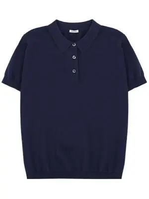 Aspesi Short Sleeve Polo Shirt - Blue
