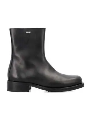 Our Legacy Flat Leather Ankle Boots Fw26
