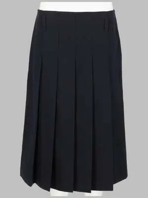 A.p.c. Organic Cotton Pleated Mini Skirt