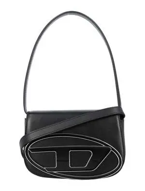 DIESEL® Sleek Leather Crossbody Bag - Nero