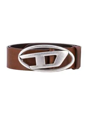 DIESEL® Pmu Leather Belt - Marrone