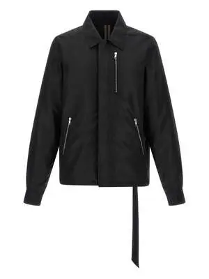 Rick Owens Concealed Zip-front Jacket - Black