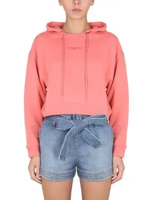 Stella McCartney Logo Print Drawstring Hoodie