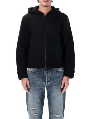 Emporio Armani Zip-up Hooded Jacket - Nero