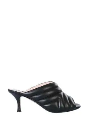 N°21 Chevron Pattern Flat Sandals With 5 Cm Heel