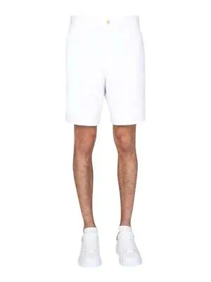 Alexander McQueen Tailored Cotton Bermuda Shorts