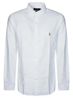 Polo Ralph Lauren Long Sleeve Sport Shirt For - Bianco