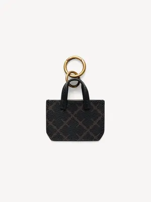 BY MALENE BIRGER Ada Charm Keychain - Dark Chokolate