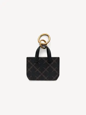 BY MALENE BIRGER Ada Charm Keychain - Dark Chokolate
