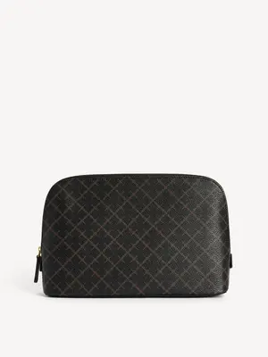 BY MALENE BIRGER Bae Medium Cosmetics Case Dark Chokolate