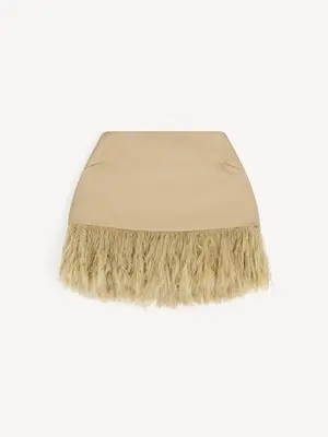 BY MALENE BIRGER Melva Fringe Top - Old Beige