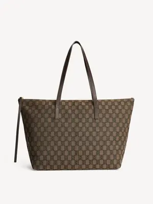 BY MALENE BIRGER Carva Monogram Tote Bag