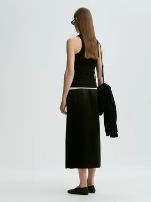 BY MALENE BIRGER Mani Organic Cotton Tank Top - Black