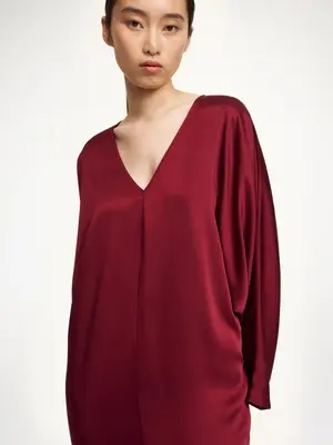 BY MALENE BIRGER Lucina Maxi Dress - Cabernet