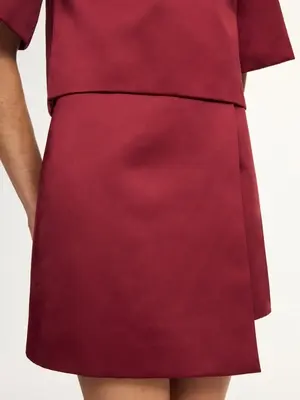BY MALENE BIRGER Raye Mini Skirt - Cabernet