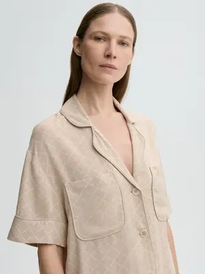 BY MALENE BIRGER Nanna Short-sleeved Shirt With Signature Flower Print