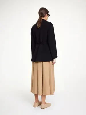 BY MALENE BIRGER Hellen Single-breasted Wool Blazer - Black