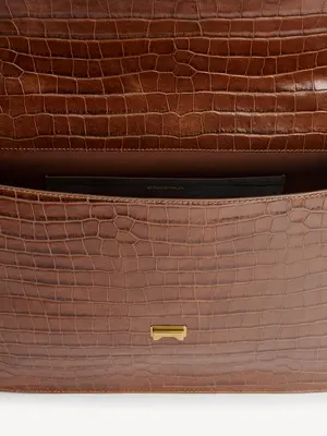 BY MALENE BIRGER Ronlas Leather Shoulder Bag - Bison