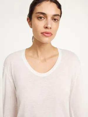BY MALENE BIRGER Amalou Long Sleeve Top - Soft White