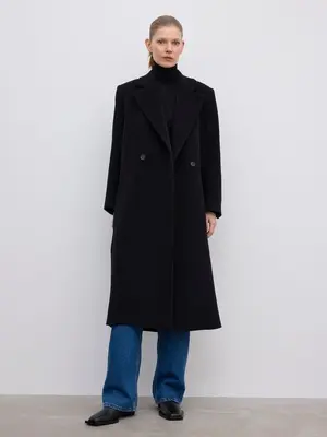 HOUSE OF DAGMAR Double-breasted Wool Coat