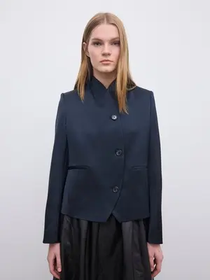 HOUSE OF DAGMAR Short Curved Jacket Duchesse