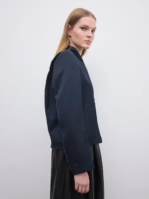 HOUSE OF DAGMAR Short Curved Jacket Duchesse