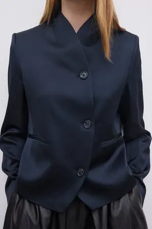 HOUSE OF DAGMAR Short Curved Jacket Duchesse