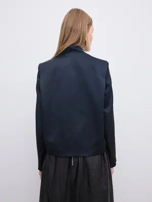 HOUSE OF DAGMAR Short Curved Jacket Duchesse