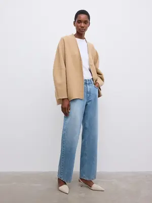 HOUSE OF DAGMAR Long Wool Cardigan