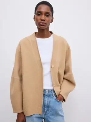 HOUSE OF DAGMAR Long Wool Cardigan