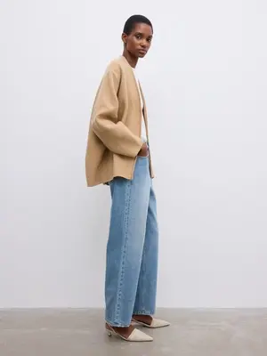 HOUSE OF DAGMAR Long Wool Cardigan