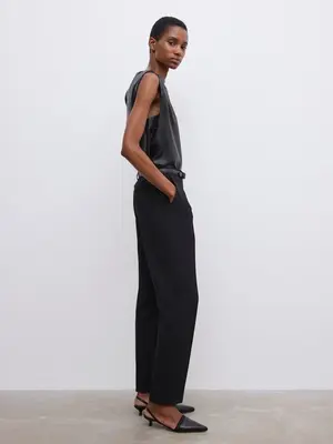 HOUSE OF DAGMAR Mid-waist Slim Fit Trousers