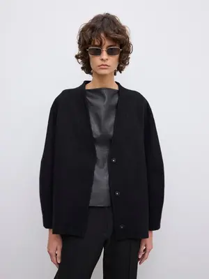 HOUSE OF DAGMAR Long Wool Cardigan