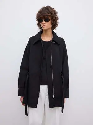 HOUSE OF DAGMAR Field Jacket - Washed Black